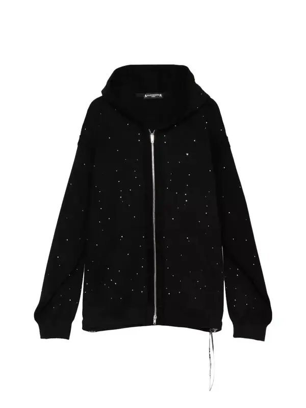 MASTERMIND WORLD Crystal-embellished Hoodie - Black