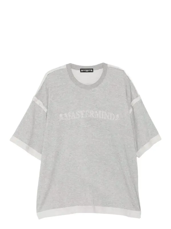 MASTERMIND WORLD Logo-print T-shirt - Grey