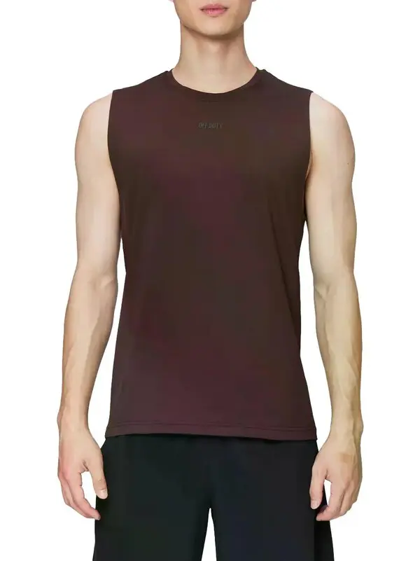OFF DUTY Muscle Tank Top - Brown