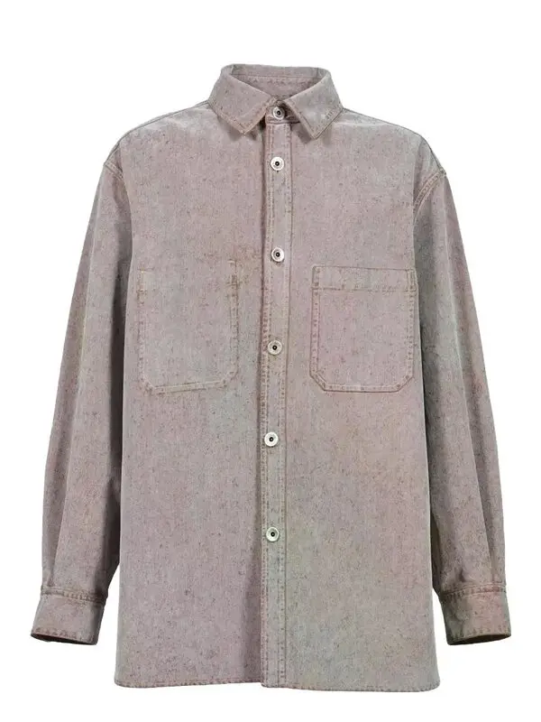 BED J.W. FORD Buttoned Pocket Shirt - Grey