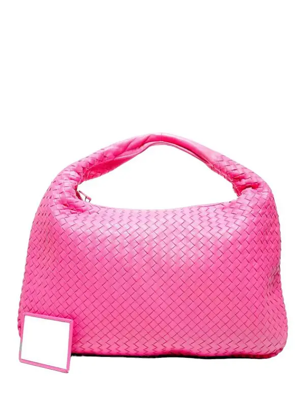 Bottega Veneta Intrecciato Leather Handbag - Pink