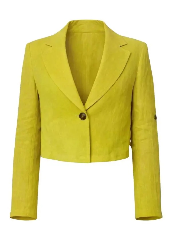 Marella Empapiro Button Jacket - Yellow
