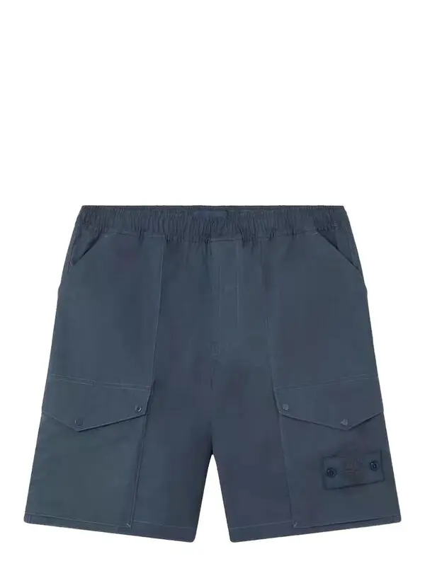 Stone Island Cotton Cargo Shorts - Blue