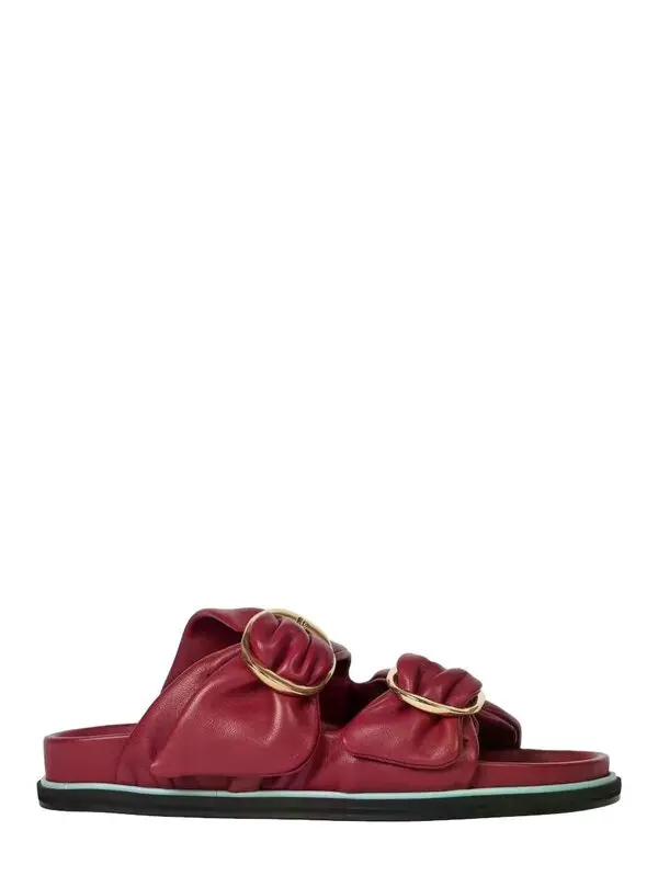 Paul Smith Camolin Buckle Sandals - Red
