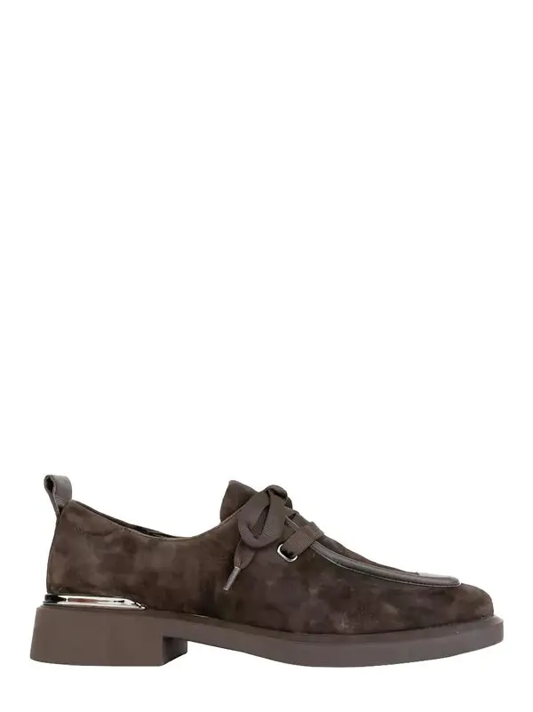 LINDA BAUMANN Lace-up Oxford Shoes - Brown