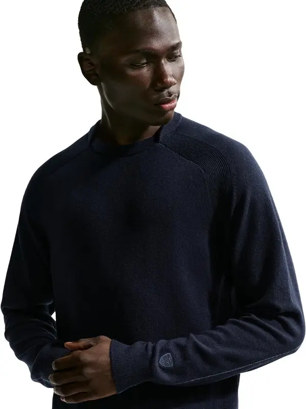 Nike Tailored Performance Crew-neck Golf Top - Blue