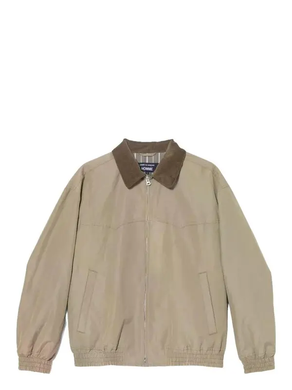 Comme Des Garçons Corduroy-collar Jacket - Neutrals