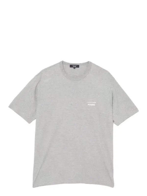Comme Des Garçons Logo-print T-shirt - Grey