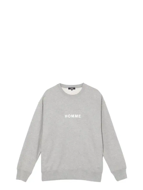 Comme Des Garçons Logo-print Sweatshirt - Grey