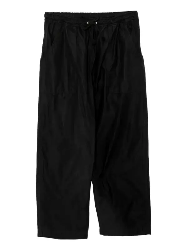 Comme Des Garçons Satin Trousers - Black