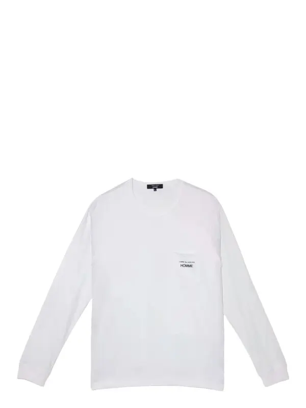 Comme Des Garçons Logo-print T-shirt - White