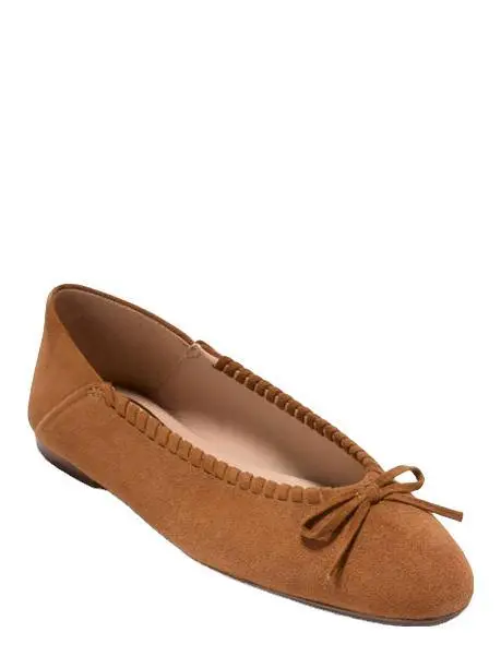 Cole Haan Jaya Ballet Flat - Tobacco Suede