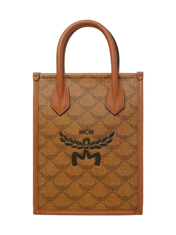 Mcm Himmel Lauretos Tote Bag - Brown
