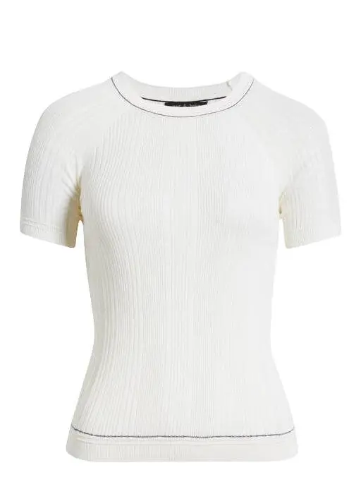 Rag & Bone Teresa Rib T-shirt - Ivory