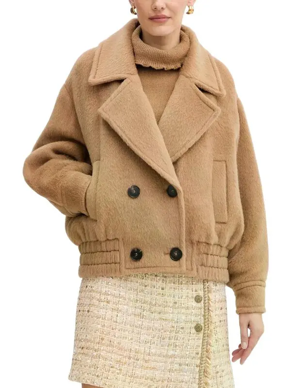 Luisa Spagnoli Stornello Double-breasted Coat - Neutrals
