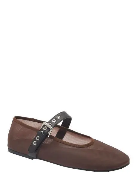 TONY BIANCO Mimzy Mary Jane Flat - Chocolate Netta