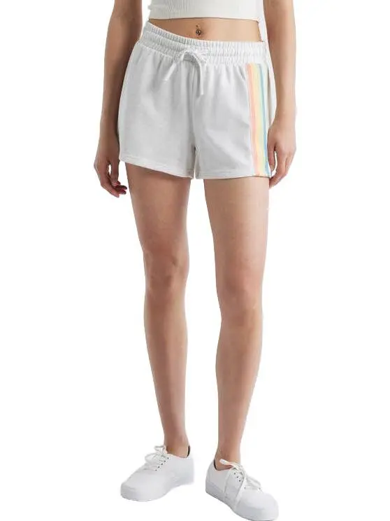 Rip Curl Fleece Drawstring Shorts - Grey Marle