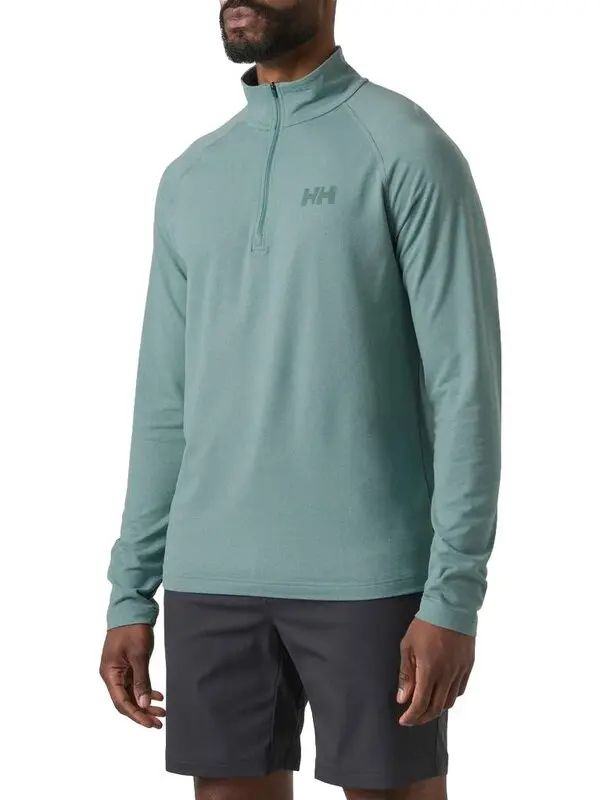 Helly Hansen Tyri Half Zip Pullover - 494 Opal Green