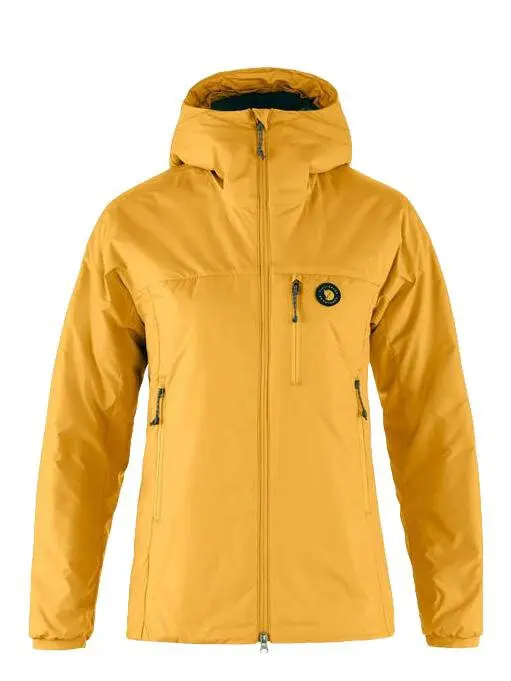 Fjallraven Bergtagen 60 Water Resistant Insulated Jacket - Mustard Yellow-mountain Blue
