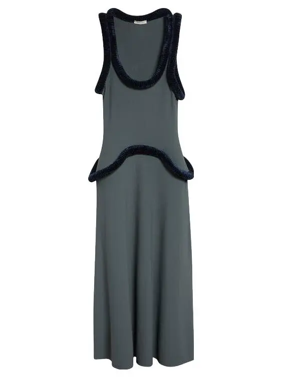 DIOTIMA Basseterre High-low Midi Tank Dress - Stone