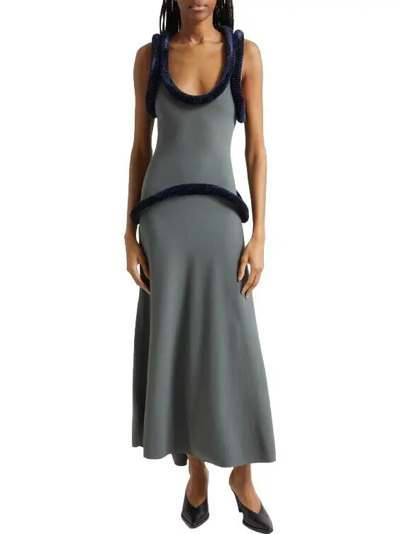 DIOTIMA Basseterre High-low Midi Tank Dress - Stone