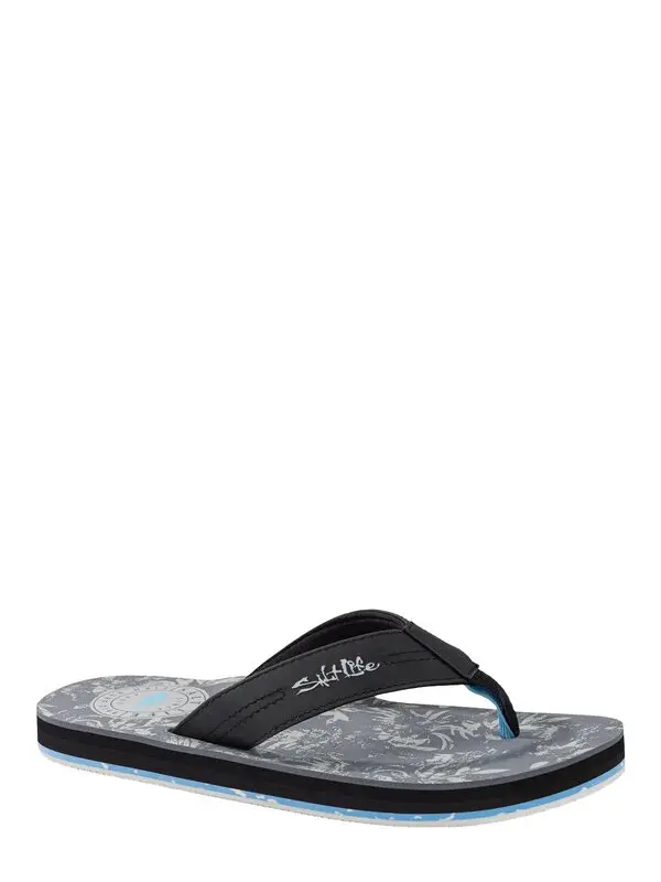 SALT LIFE Harbor Flip Flop - Black