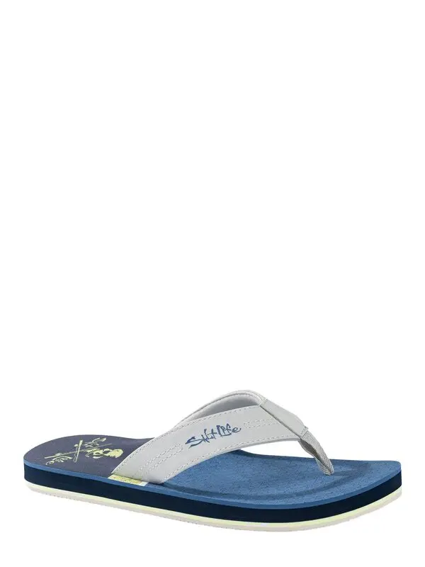 SALT LIFE Harbor Flip Flop - Grey/grey
