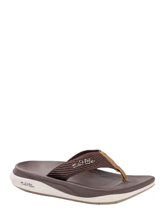 SALT LIFE Saltwater Flip Flop - Brown