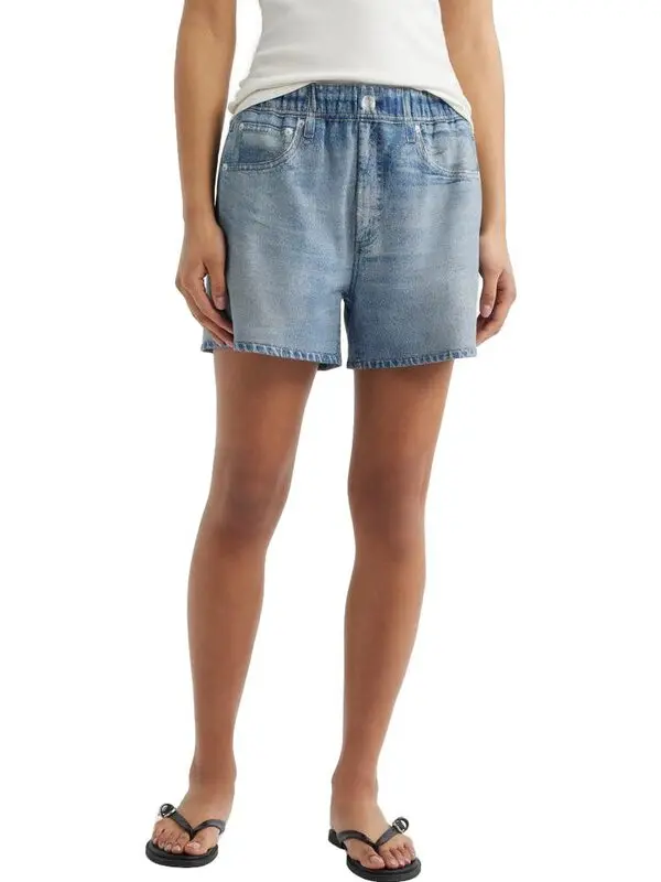 Rag & Bone Miramar French Terry Walking Shorts - Blue