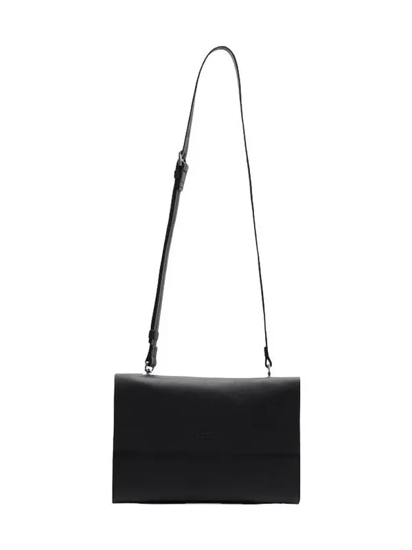 Écotorie Betty Leather Crossbody Bag - Black