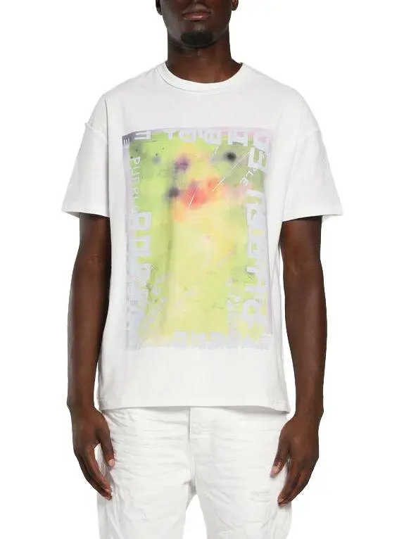 PURPLE BRAND Inside Out Graphic T-shirt - White