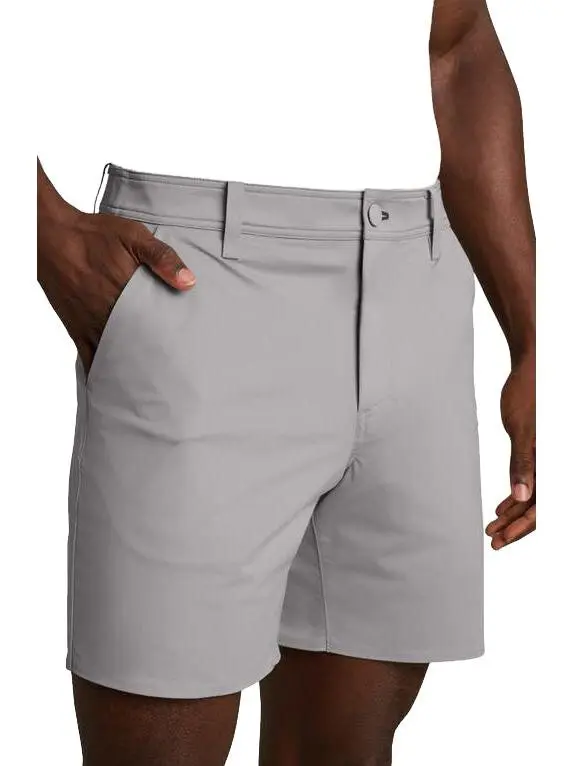 RHONE Commuter Flyweight Performance Golf Shorts - Light Gray
