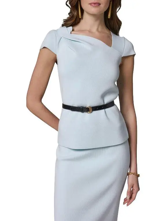 Donna Karan New York Sculpt Belted Top - Skylight