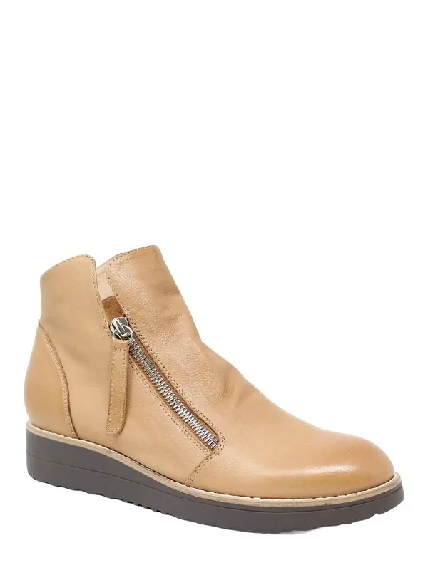 DJANGO AND JULIETTE Ohmy Double Zip High-top Sneakers - Dark Tan/chocolate Sole