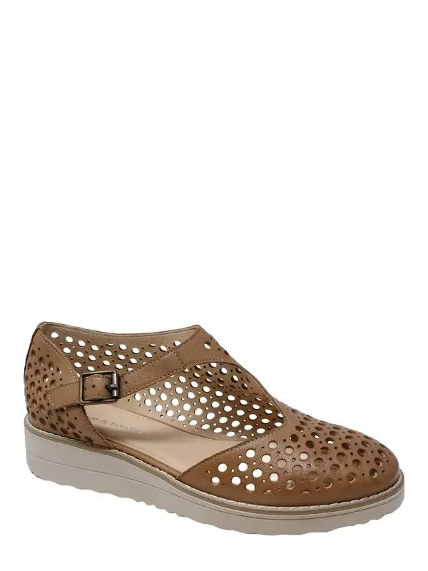 DJANGO AND JULIETTE Offhand Mary Jane - Dark Tan-vanilla Sole Leather
