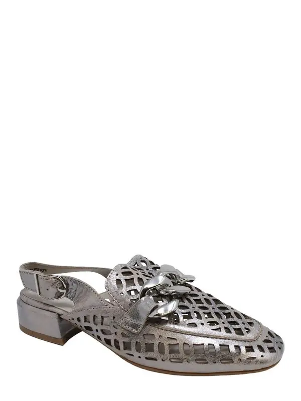 DJANGO AND JULIETTE Vooper Slingback - Aregento Scratch Leather