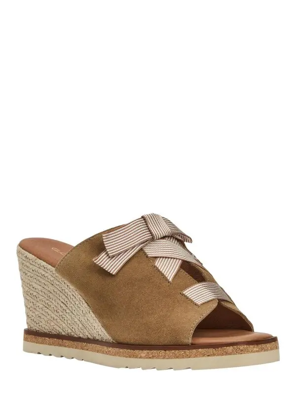 Andre Assous Mason Wedge Sandal - Camel