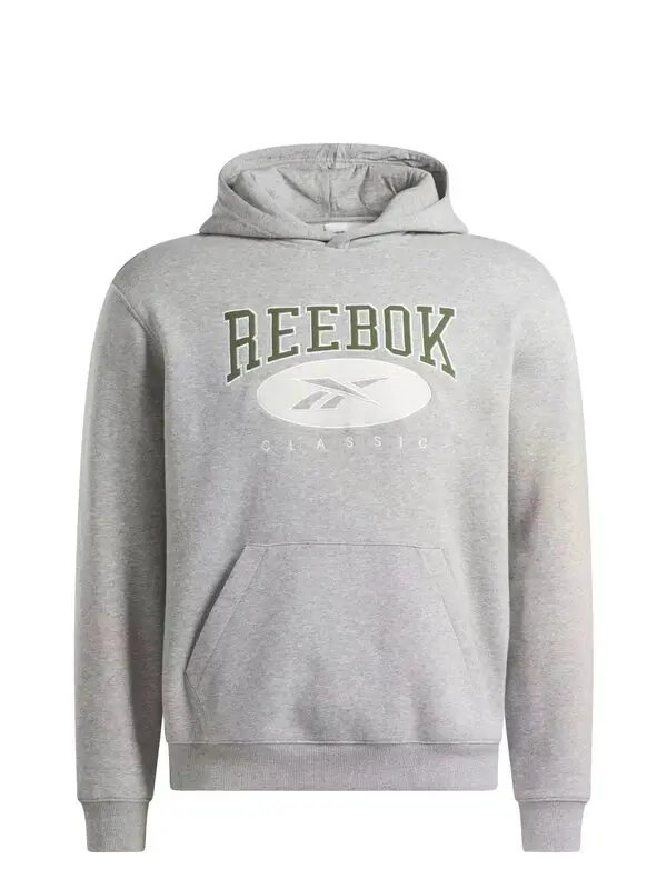 REEBOK Classics Archive Essentials Logo-print Hoodie - Grey