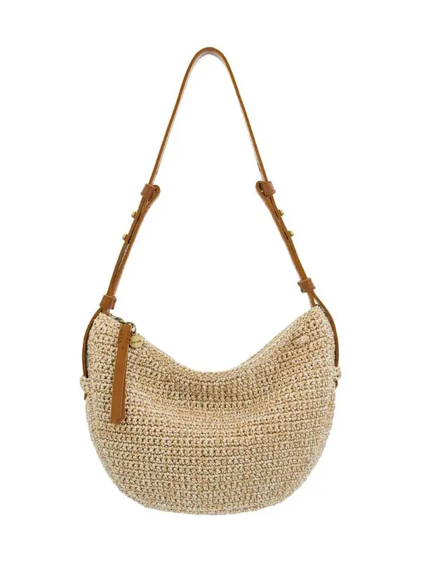 THE SAK Tess Hand-crocheted Shoulder Bag - Bamboo Static