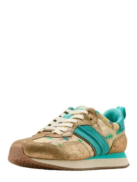Ariat Ranch Runner Sneaker - Turquoise Blanket Print