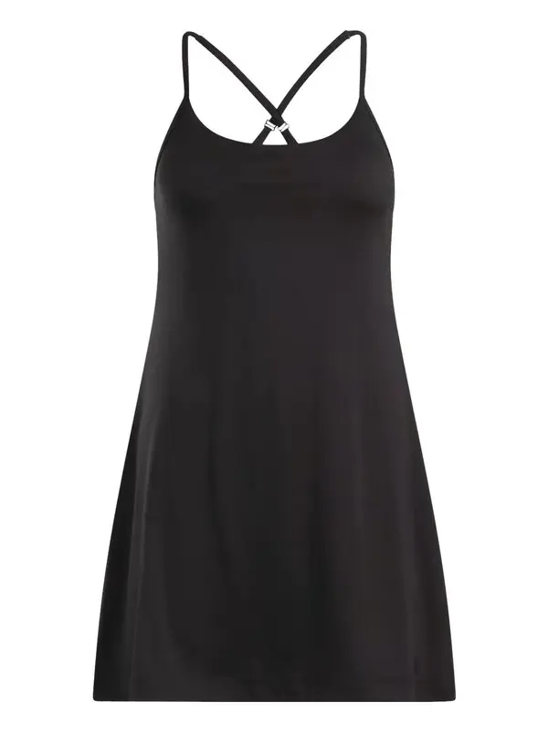 REEBOK Lux Scoop-neck Minidress - Black