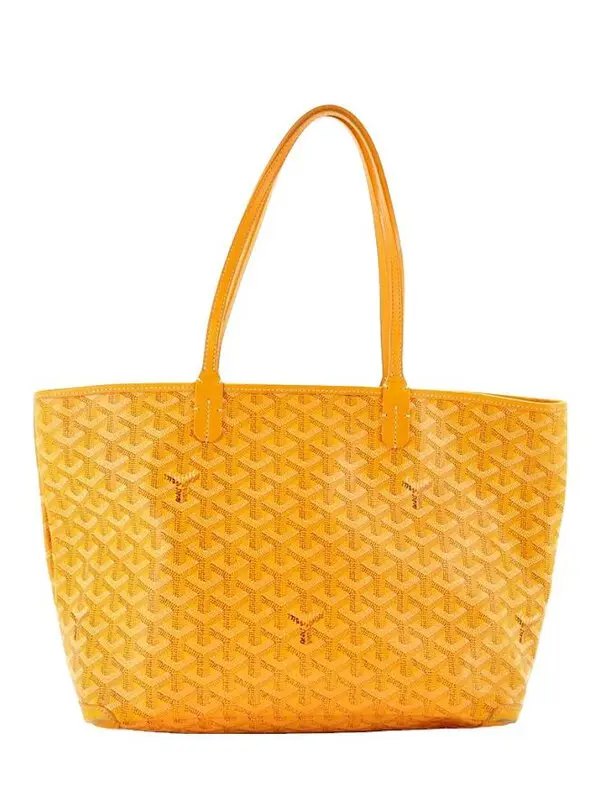 Goyard Pm Artois Tote Coated Canvas - Yellow/ Orange