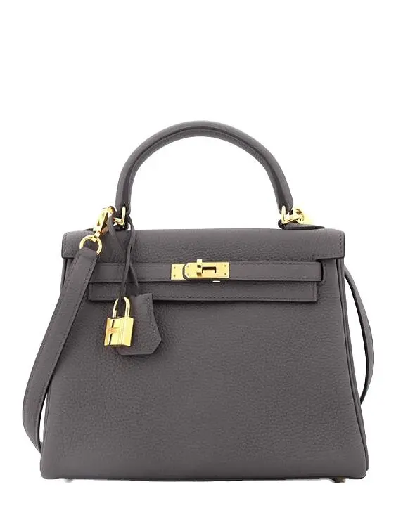 Hermès Kelly 25 Handbag - Etain