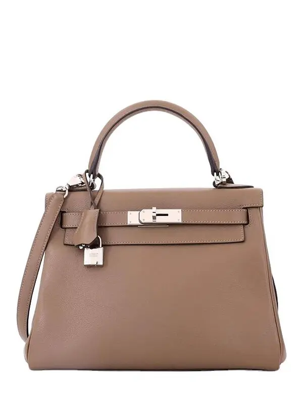 Hermès Kelly 28 Handbag - Beige De Weimar