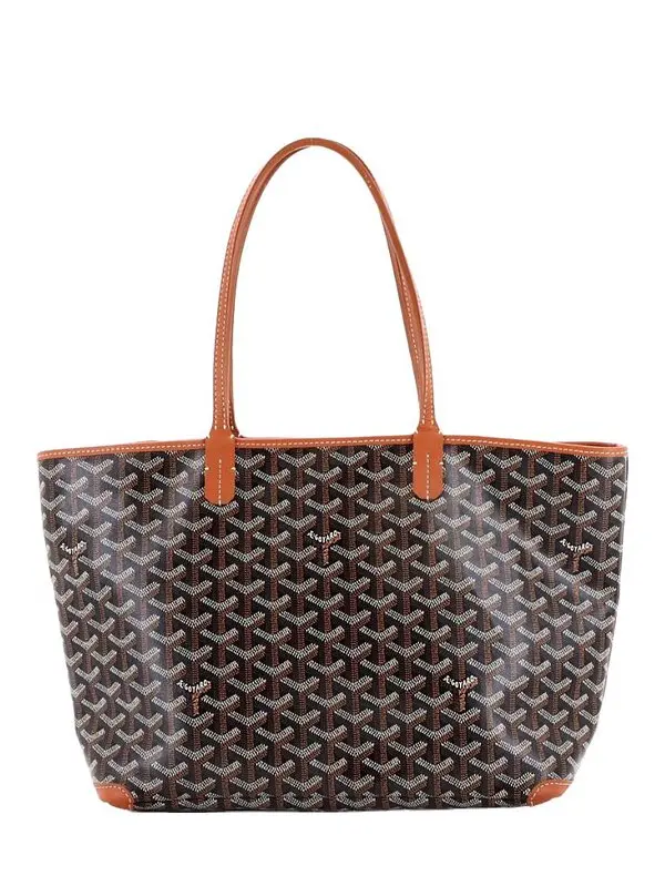 Goyard Pm Artois Tote Coated Canvas - Brown