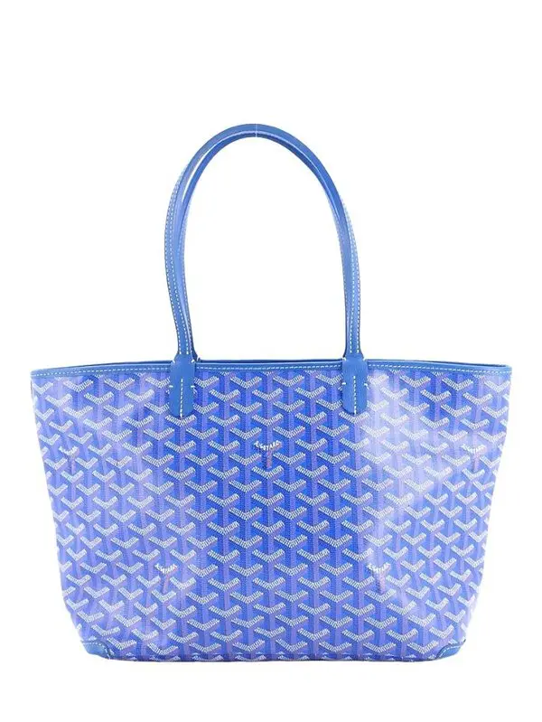 Goyard Pm Artois Tote Coated Canvas - Blue