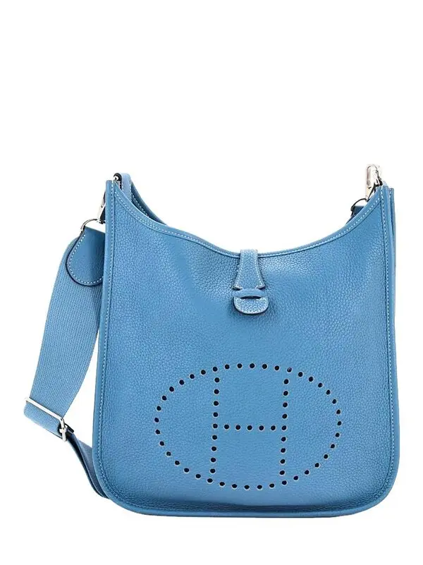 Hermès Pm Evelyne Bag Gen Iii Clemence - Blue