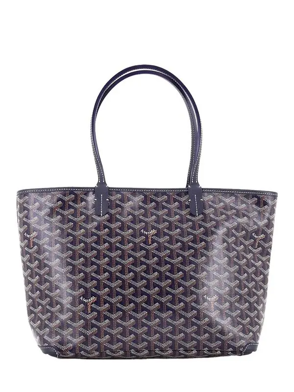 Goyard Pm Artois Tote Coated Canvas - Blue
