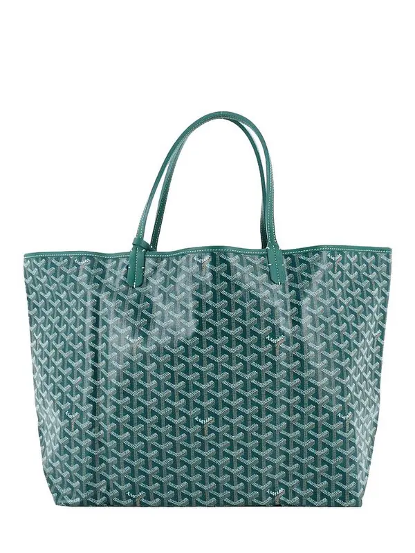 Goyard Gm Saint Louis Tote Coated Canvas - Green