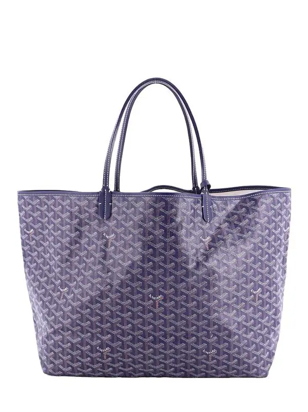 Goyard Gm Saint Louis Tote Coated Canvas - Blue